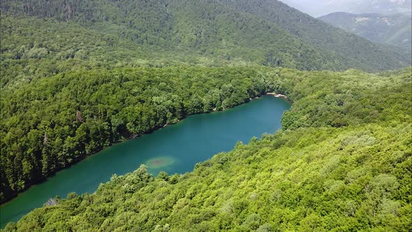 Lake Biograd on the Bjelasica Mountain Within Biogradska Gora National ...