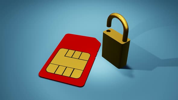 Unlocked Sim Card, Motion Graphics | VideoHive