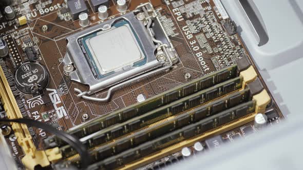 Process of Replacing Motherboard, Stock Footage | VideoHive