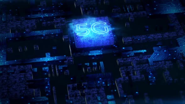 5G Сhip Background, Motion Graphics | VideoHive