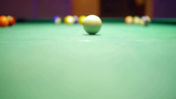 HD - Billiard ball hit the camera, Stock Footage | VideoHive
