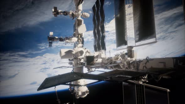 Earth and Outer Space Station Iss, Motion Graphics | VideoHive