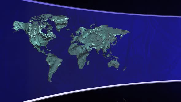 World Map Background Looped, Motion Graphics | VideoHive