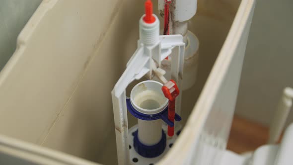 Insides Toilet Cistern, Stock Footage | VideoHive