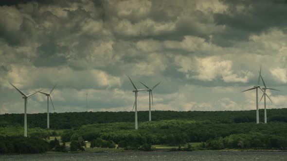 Fast rolling clouds in this time lapse at the Mount Storm wind farm ...