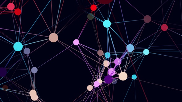 Dancing Colorful Laser Show Spheres, Motion Graphics | VideoHive