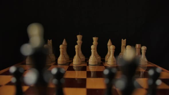 Dolly Shot Throw Chess Pieces, Stock Footage | VideoHive