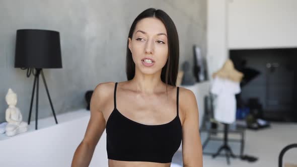 Fashion Model in Room, Stock Footage | VideoHive