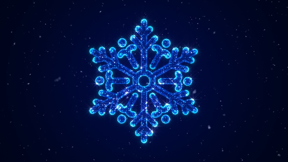 Snowflake 3 D Hologram V18, Motion Graphics | VideoHive