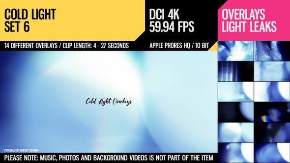 Cold Light Overlays (4K Set 6), Motion Graphics | VideoHive
