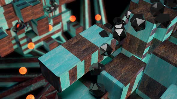 Blok Balok Shot 4K, Motion Graphics | VideoHive