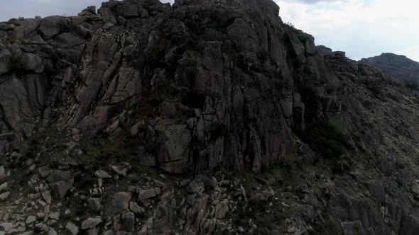 Amazing Aerial of High Mountain Top, Stock Footage | VideoHive