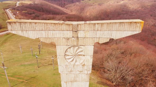 Didgori Memorial Monument, Stock Footage | VideoHive