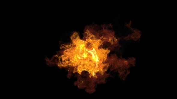 Fire Explosion Flame 4K, Motion Graphics | VideoHive
