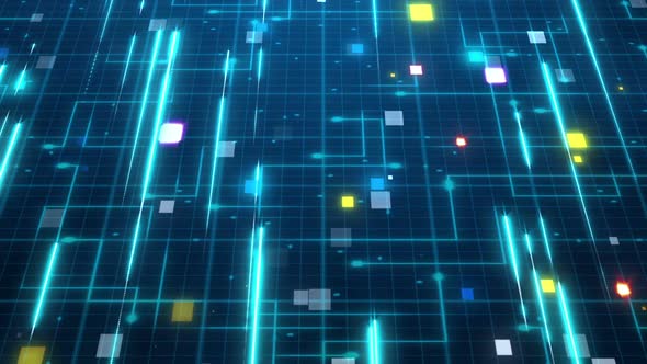 Tech Loop Background, Motion Graphics | VideoHive