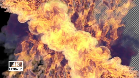 Fire Explosion 4K, Motion Graphics | VideoHive
