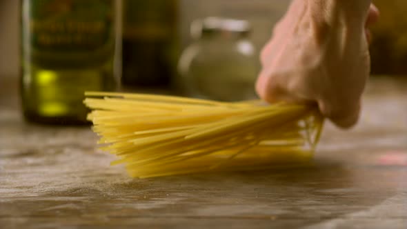 Breaking spaghetti, Slow Motion, Stock Footage | VideoHive