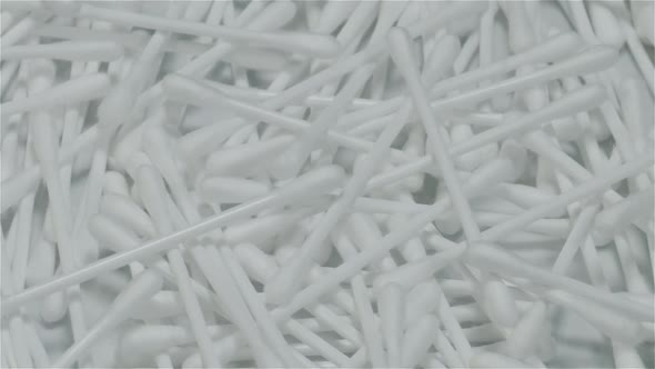 Cotton Swabs Cue Tips Rotate, Stock Footage | VideoHive