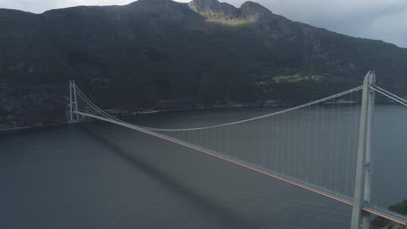 Hardanger Bridge Across the Hardangerfjord in Norway in Summer Day ...
