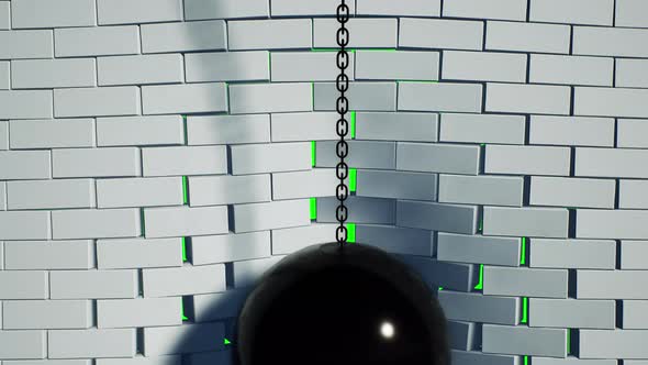 Breaking a Brick Wall Transition 01, Motion Graphics | VideoHive