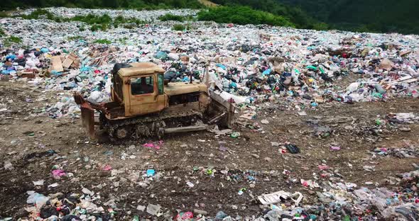 A Large Landfill Near the Metropolis of Tokyo, Stock Footage | VideoHive