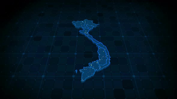 Vietnam Map 4k, Motion Graphics | VideoHive