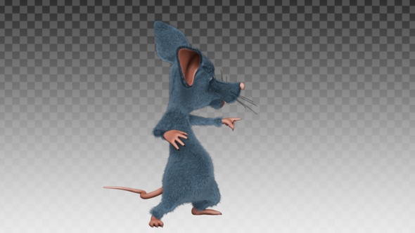 Cartoon Rat - Dance Joke, Motion Graphics | VideoHive