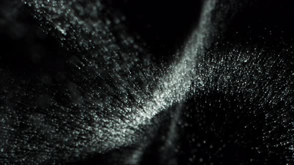Dark Mysterious Particles Flowing in the Abyss, Motion Graphics | VideoHive