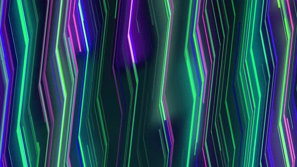Abstract Fantasy Colorful Glow line Background by Stockpot49 | VideoHive