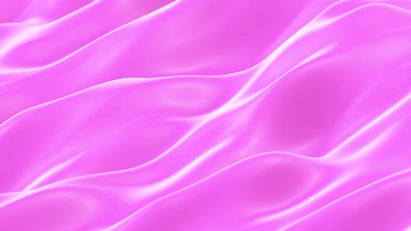 Matte Pink Color Fabric Waves Background, Motion Graphics | VideoHive