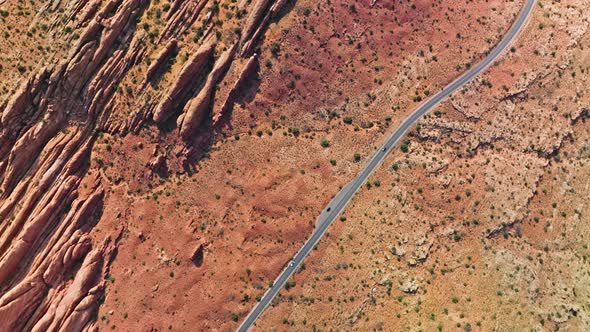 Red Alien Rock Formation Mojave Desert Wilderness, Stock Footage ...