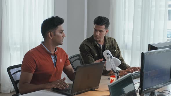 Indian Programmers Working in Office, Stock Footage | VideoHive