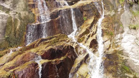 Slow move toward waterfall, Stock Footage | VideoHive