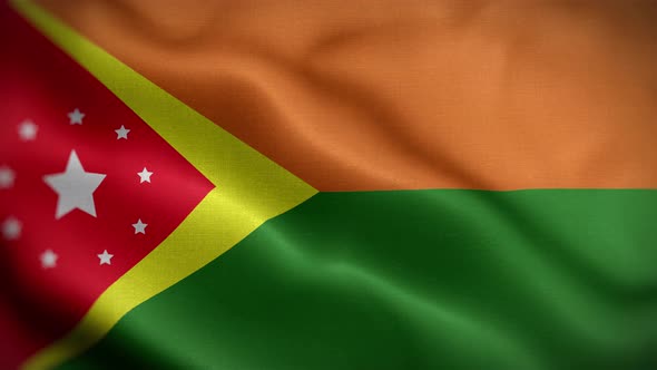 Rincon Puerto Rico Flag Loop Background 4K, Motion Graphics | VideoHive