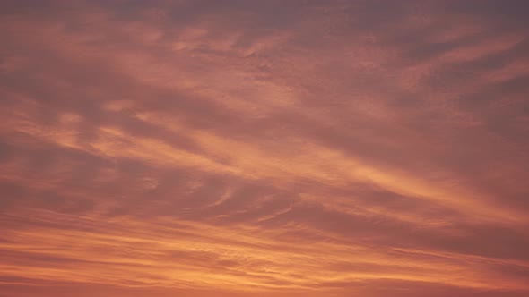 Timelapse of Moving Clouds at Sunrise, Stock Footage | VideoHive