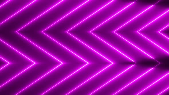 geometric glowing line animation. Animated neon line motion background ...