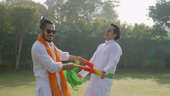 Indian men dancing and having fun at a Holi party, Stock Footage ...