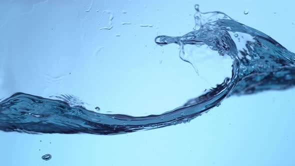 Water surface splash in slow motion; shot on Phantom Flex 4K at 1000 ...