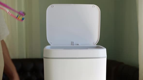 Plastic Toothbrushes Thrown Away, Stock Footage | VideoHive