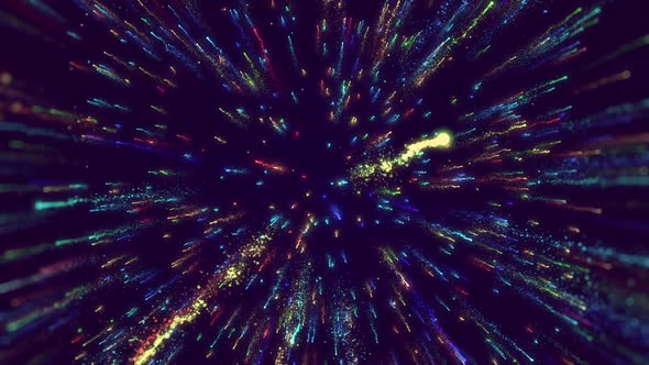 Colorful Light Particle, Motion Graphics | VideoHive