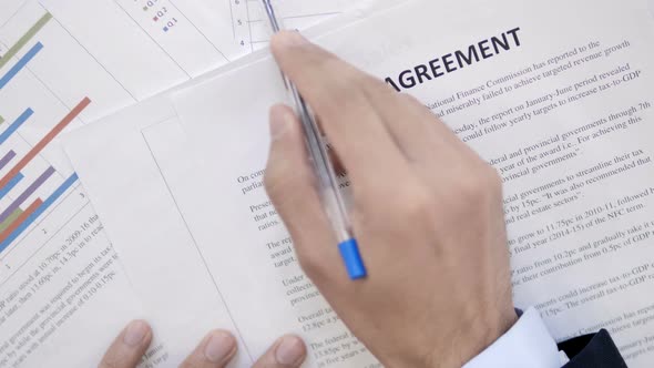 Paperwork, Top View, Stock Footage | VideoHive