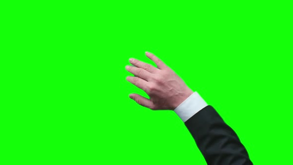 Hands Gesturing Against Green Screen, Stock Footage | VideoHive