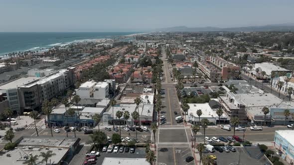 Oceanside California Panoramic Footage Beach View, Stock Footage ...