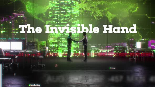 Business Handshake The Invisible Hand, Motion Graphics | VideoHive