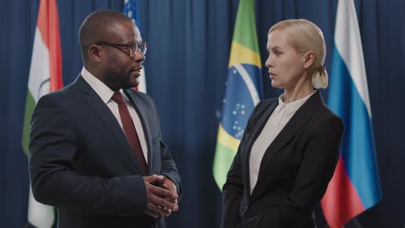 Two Politicians Talking To Each Other, Stock Footage | VideoHive