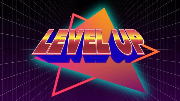 Level Up sign, Motion Graphics | VideoHive