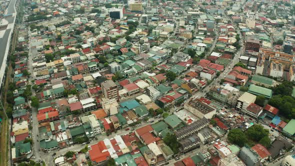 Manila, the Capital of the Philippines Top View, Stock Footage | VideoHive