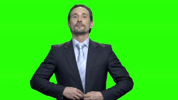 Business Man Correcting His Tie and Preening, Stock Footage | VideoHive