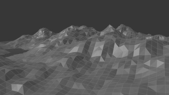 Digitally generated video of mountain , Motion Graphics | VideoHive