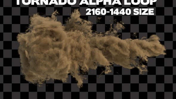 Tornado Loop Alpha Channel Qhd, Motion Graphics | VideoHive